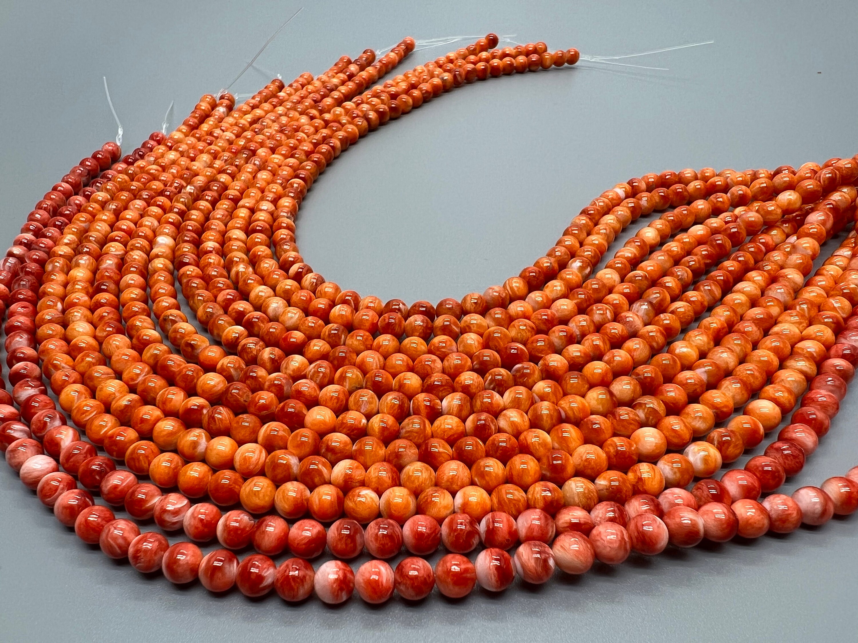 The Best Quality 6mm Spiny Oyster Shell Round Beads - Etsy