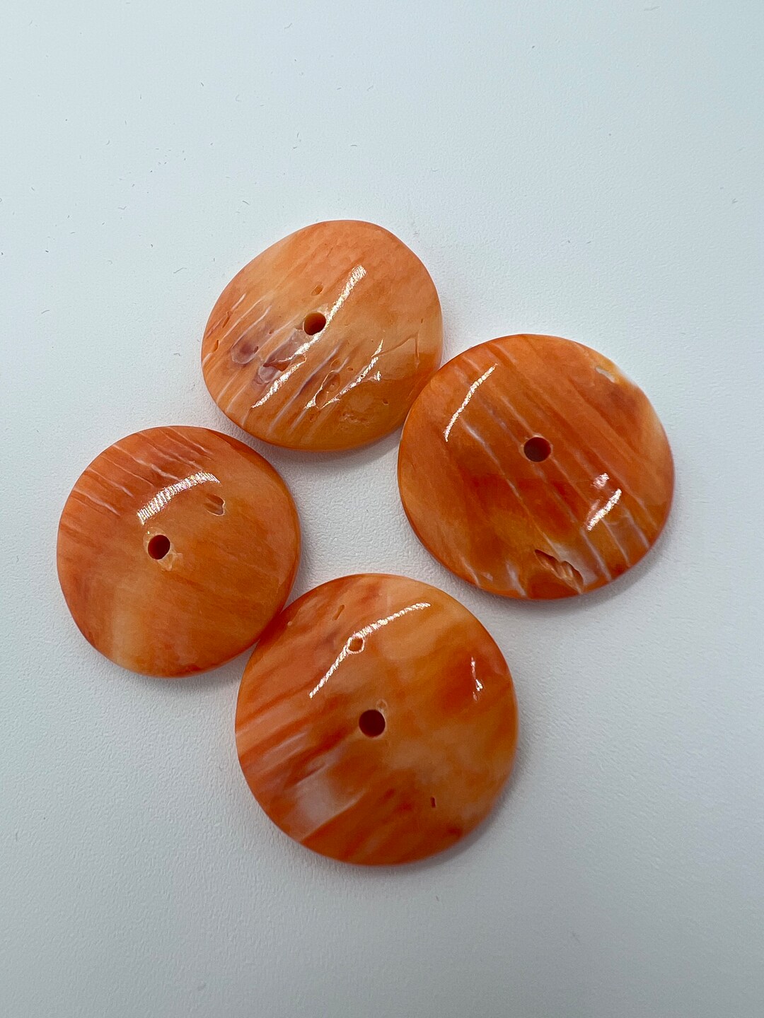 Spiny Oyster Shell 25mm Round Loose Pieces - Etsy