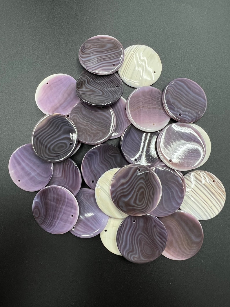 25mm Wampum Shell Round Loose Pieces - Etsy