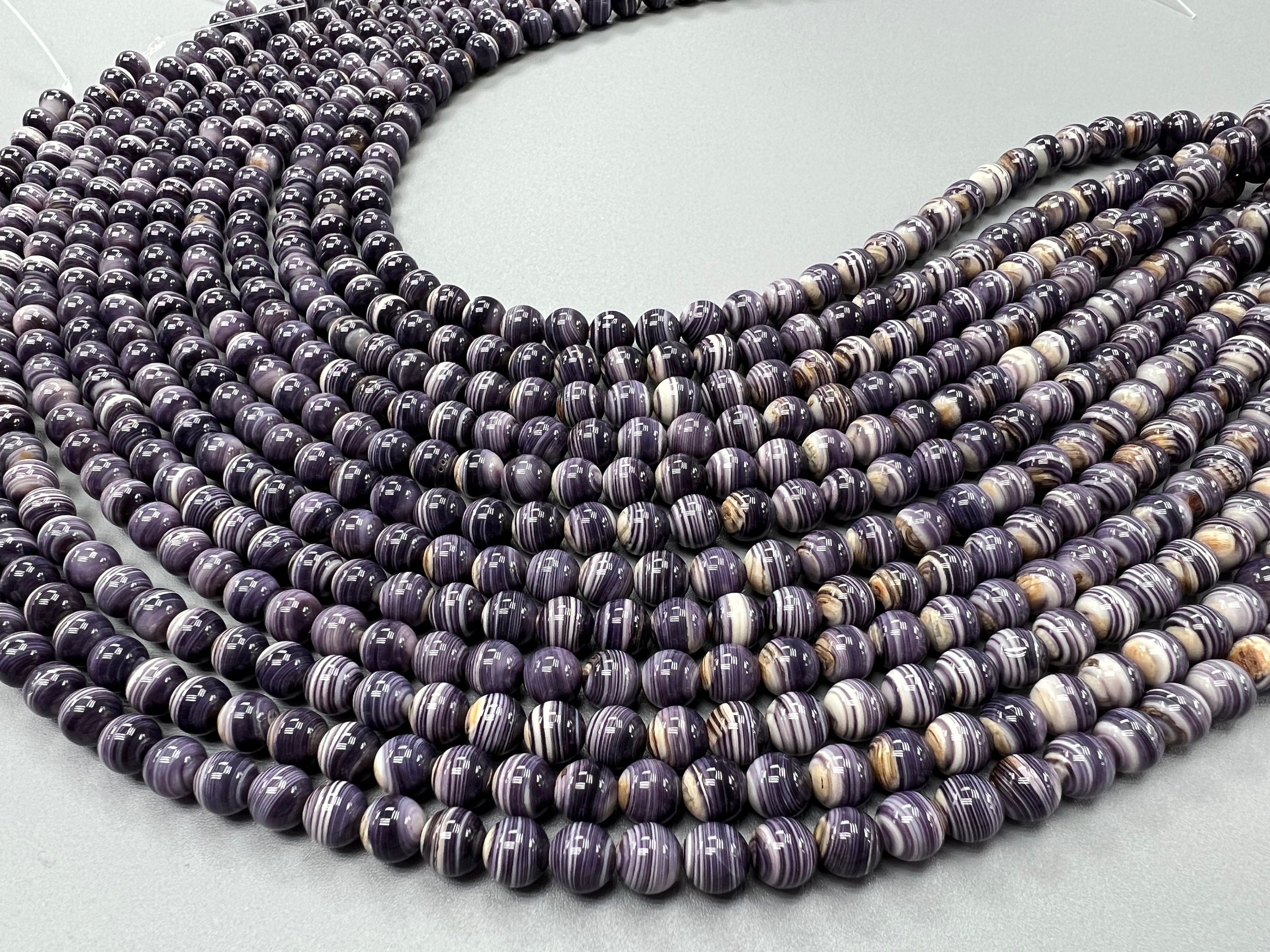 Wampum Shell Round Bead 7mm - Etsy