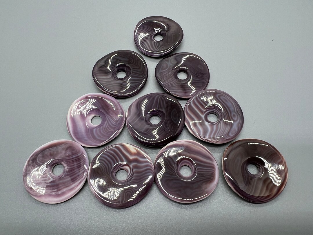 30mm Wampum Shell Donut Loose Pieces - Etsy