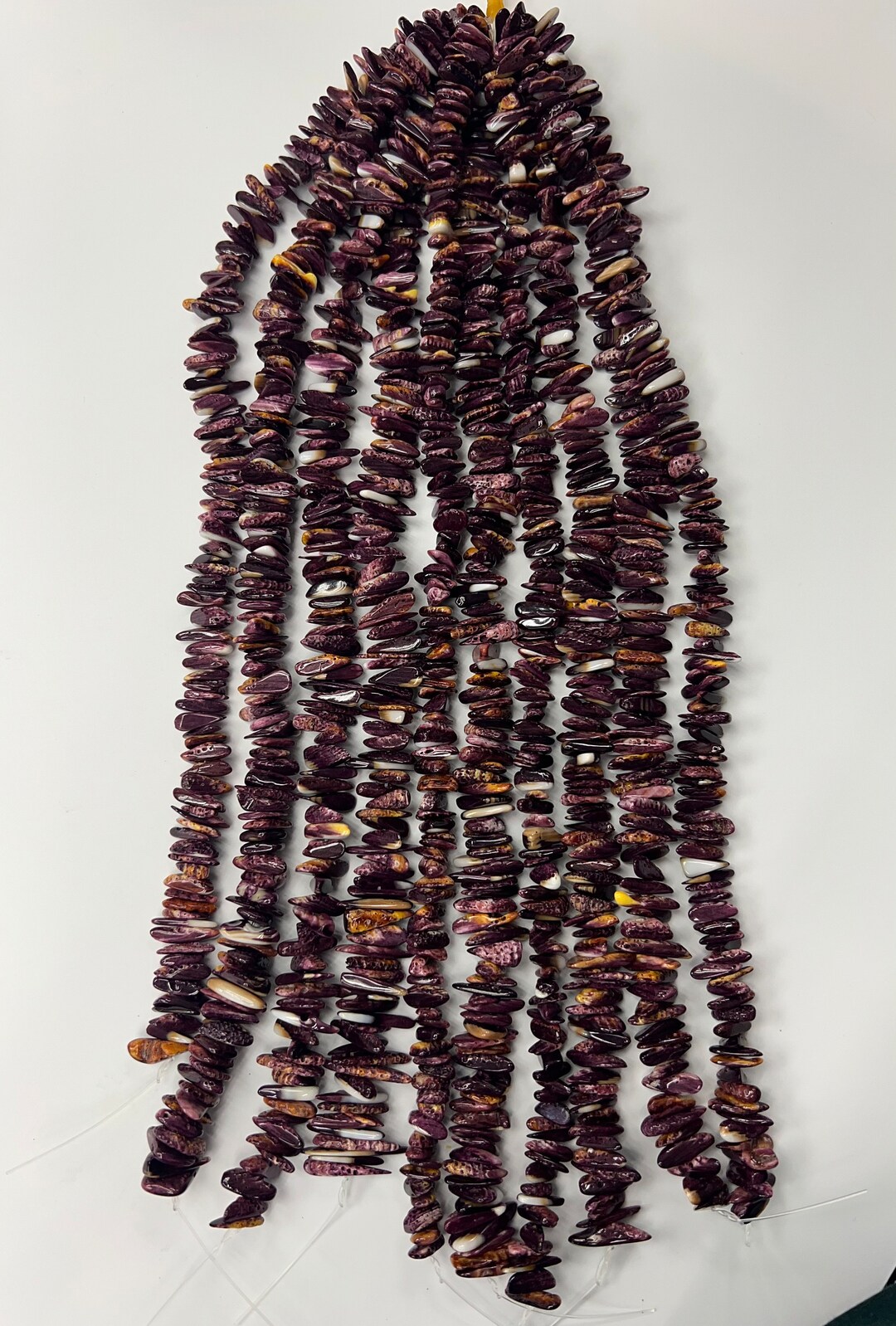 Purple Spiny Oyster Shell Chips 16inches - Etsy