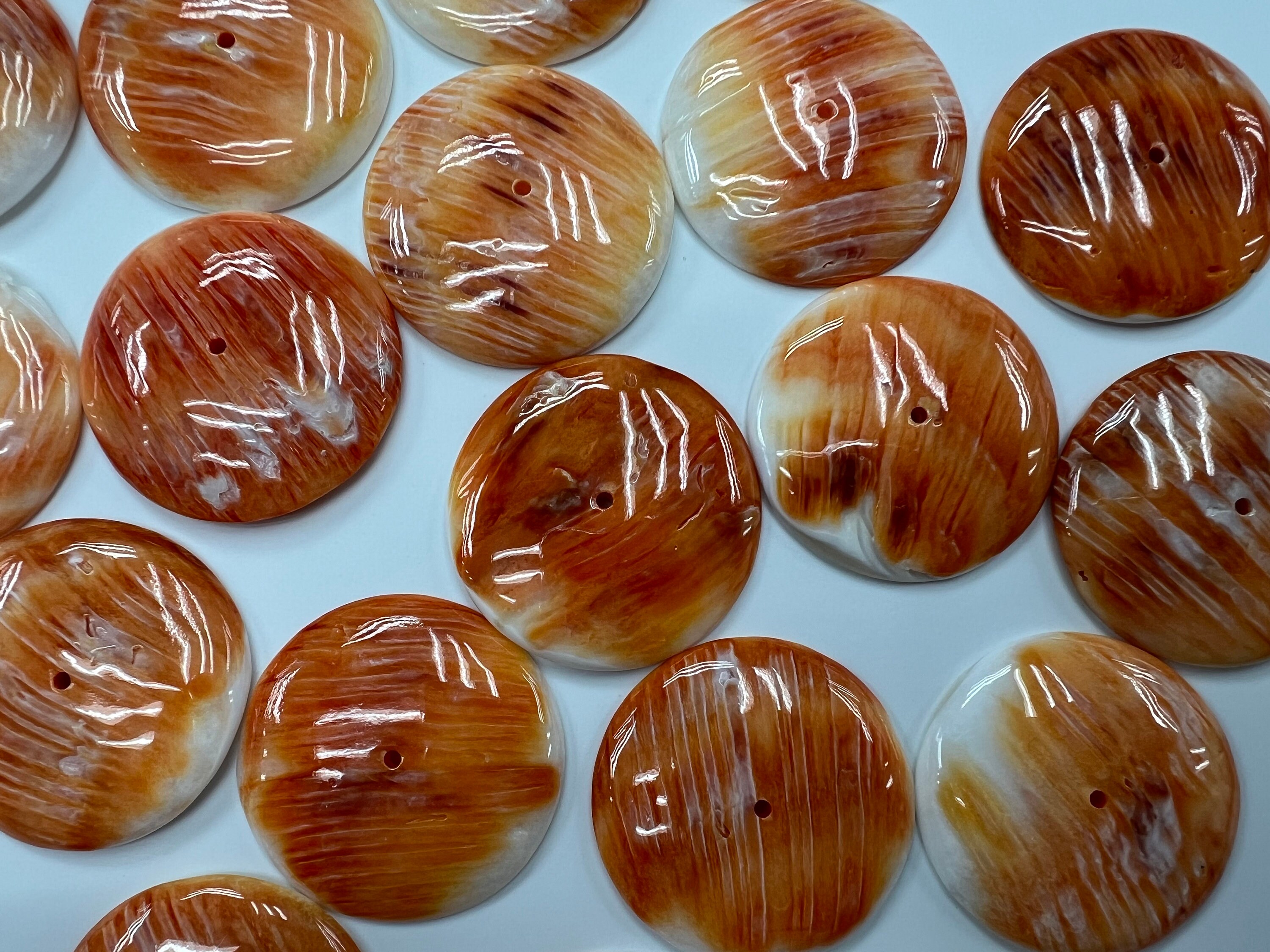 Spiny Oyster Shell 40mm Round Loose Pieces - Etsy
