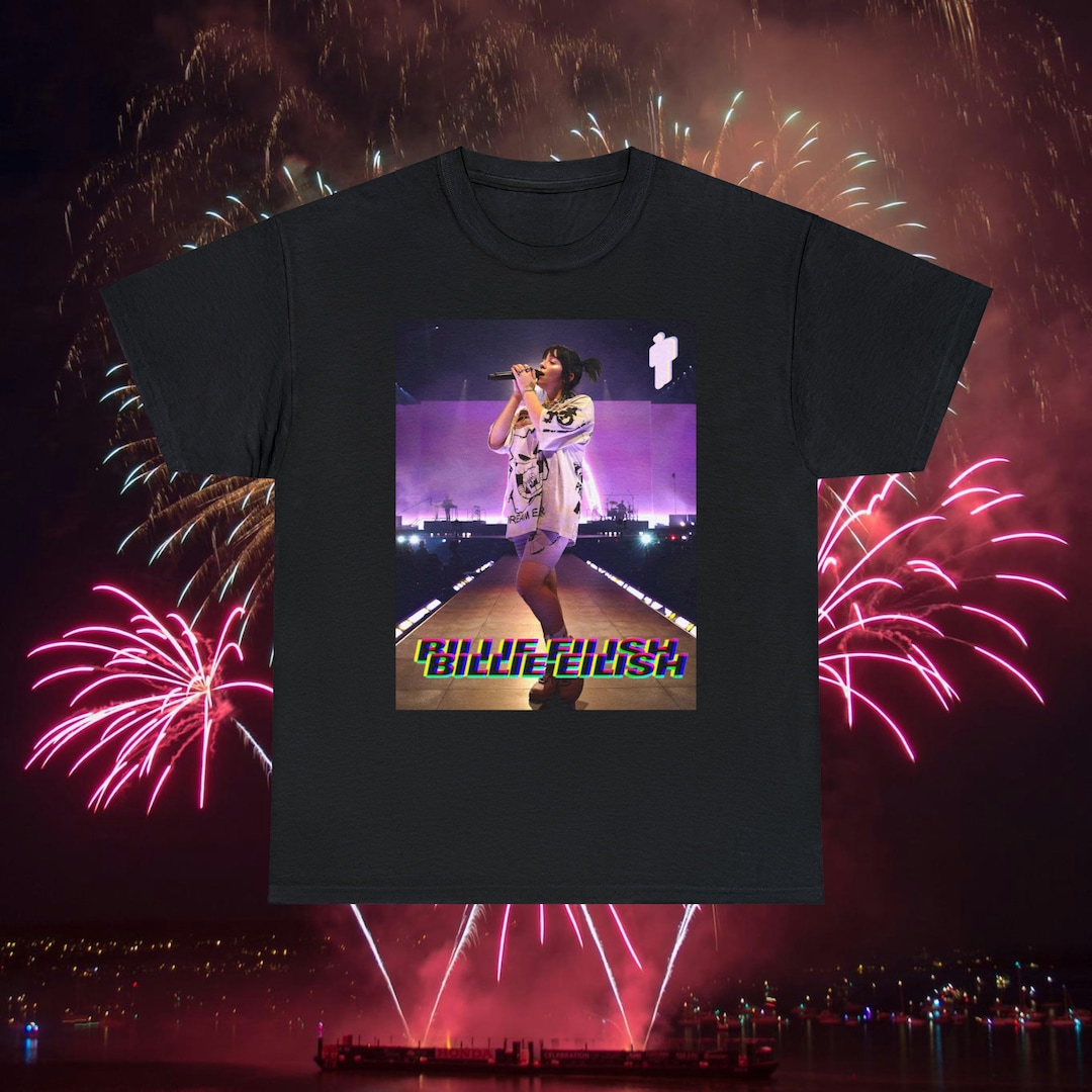 Billie Eilish Concert Merch Tee - Etsy