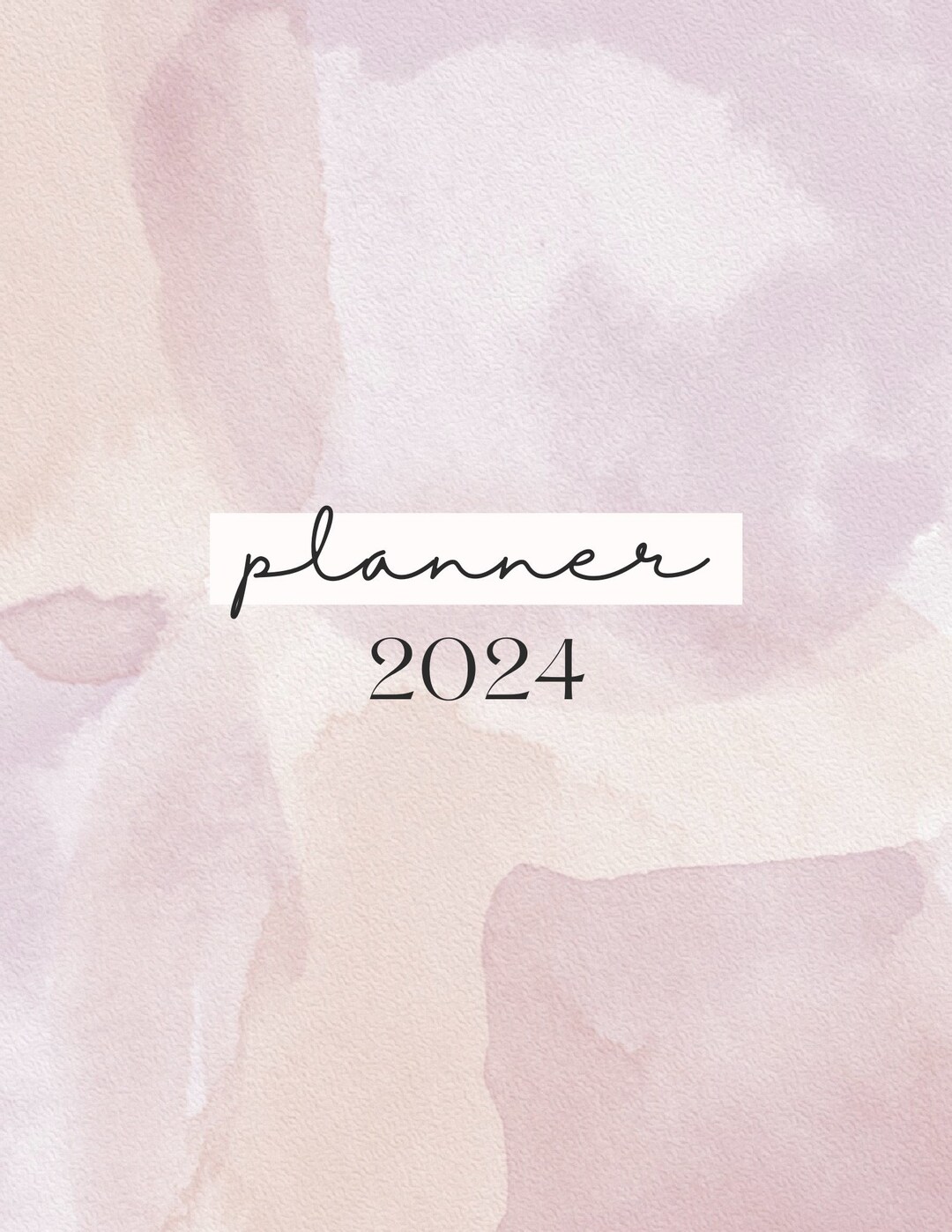 Pastel 2024 Planner - Etsy