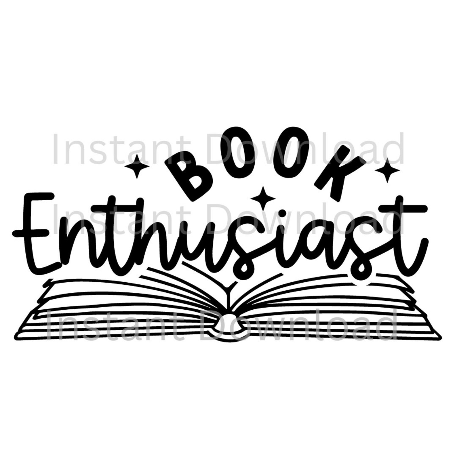 Book Enthusiast SVG Book Svg Design Book Clipart Svg I Book Lover SVG ...