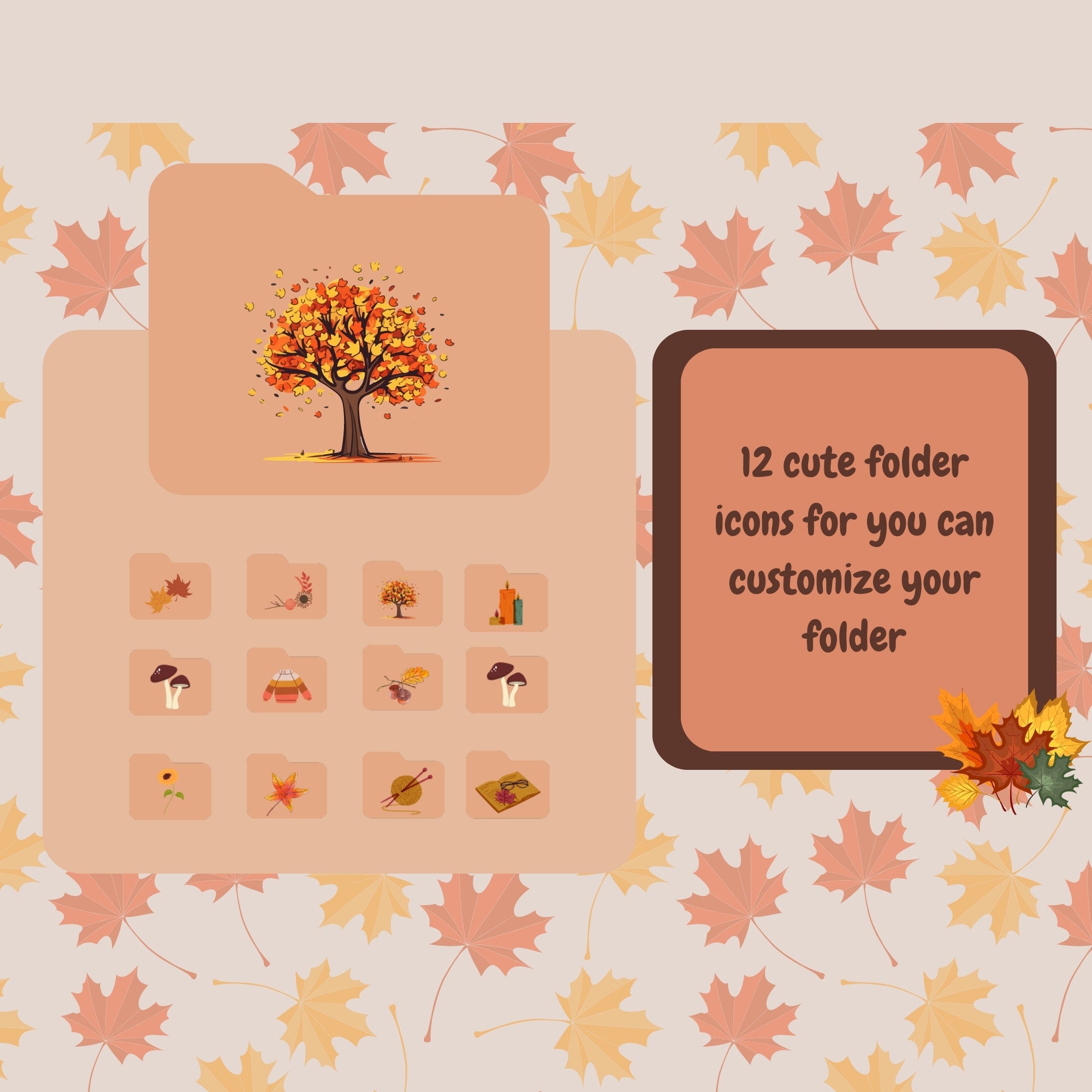 Autumn Desktop Organizer Wallpaper, September Theme Background, Autumn ...