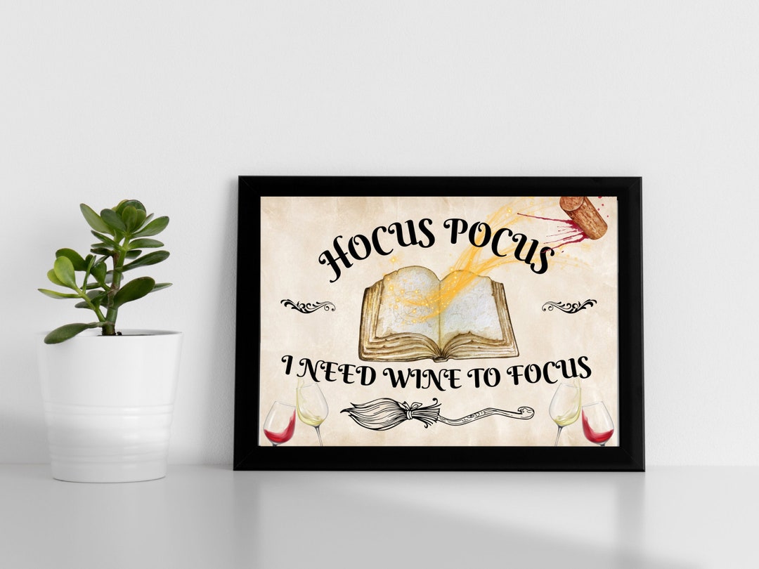 Hocus Pocus Kitchen Wall Art, Hocus Pocus Movie, Hocus Pocus Poster ...