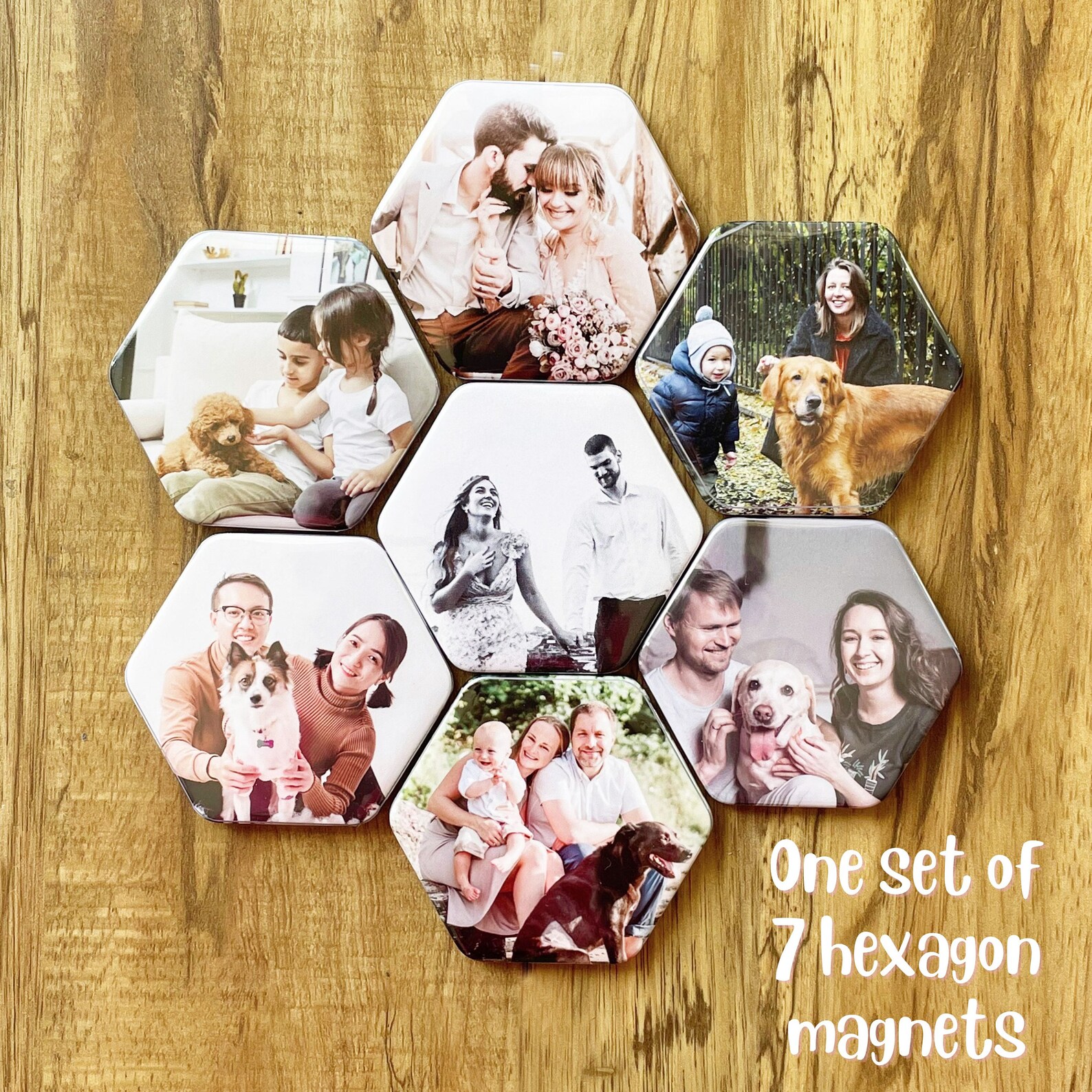 7 Custom Photo Magnets, Magnet Photo, Personalized Magnet, Fridge ...