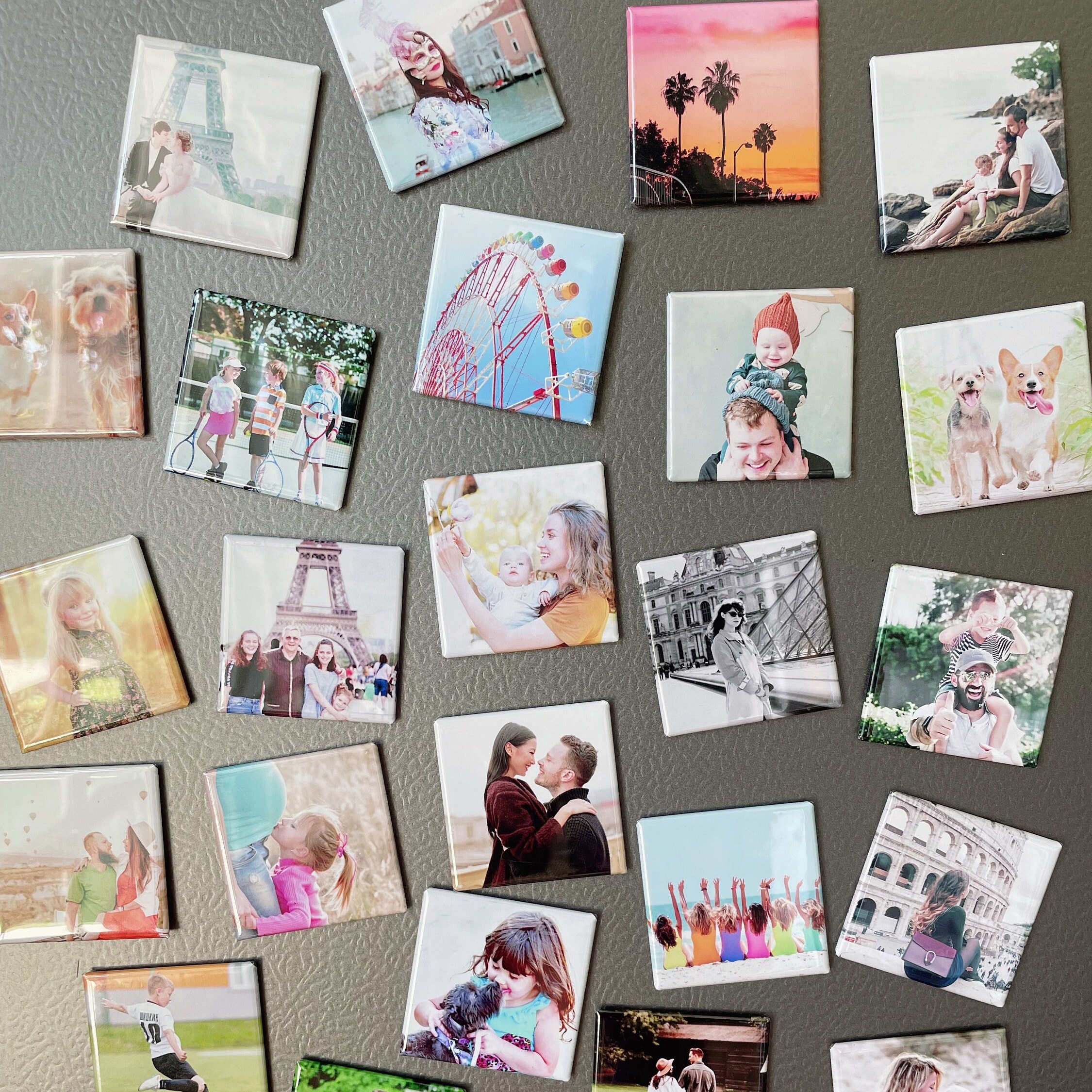 Custom Photo Magnets 9 Personalized Magnets Custom Fridge Magnets ...