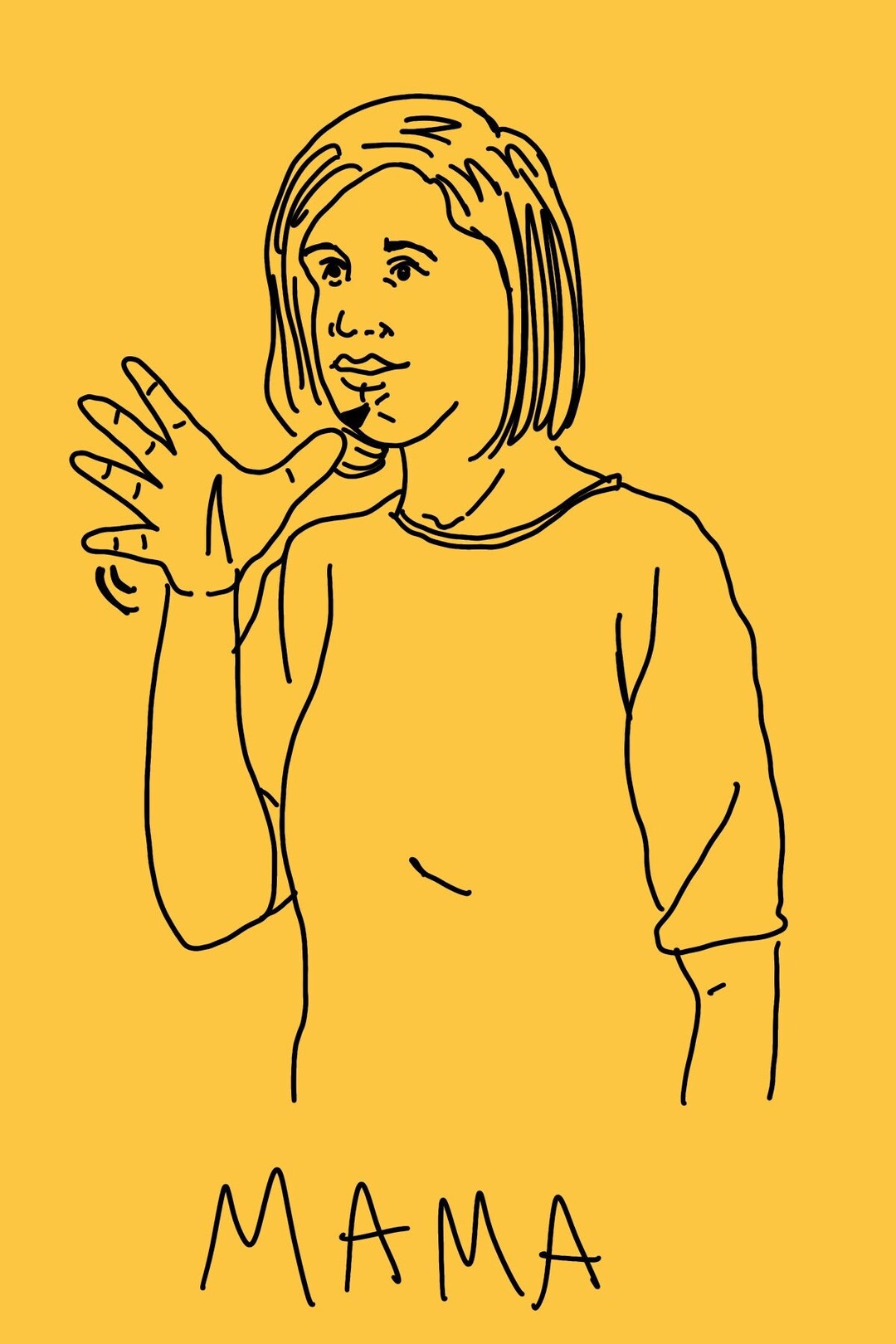 Baby Sign Language Functional First Words Flashcards - Etsy