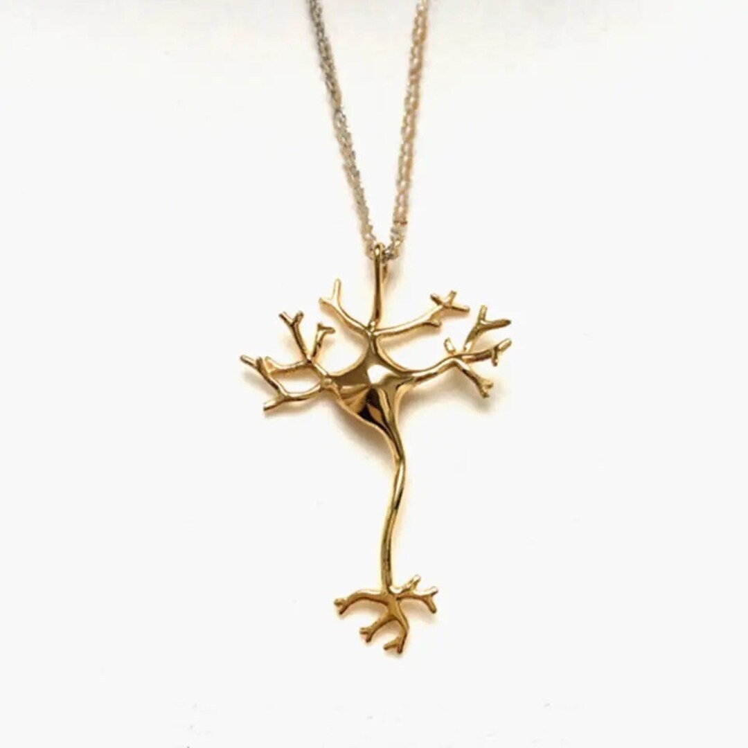 Neuron Chain Pendant Necklace Science Biology Chemistry Genetics ...