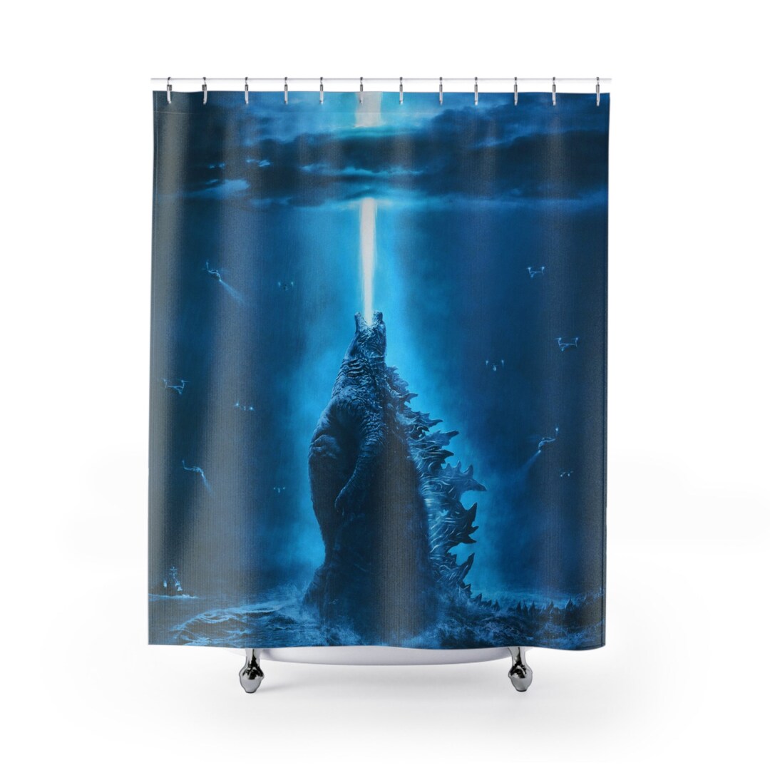 Godzilla Shower Curtains - Etsy