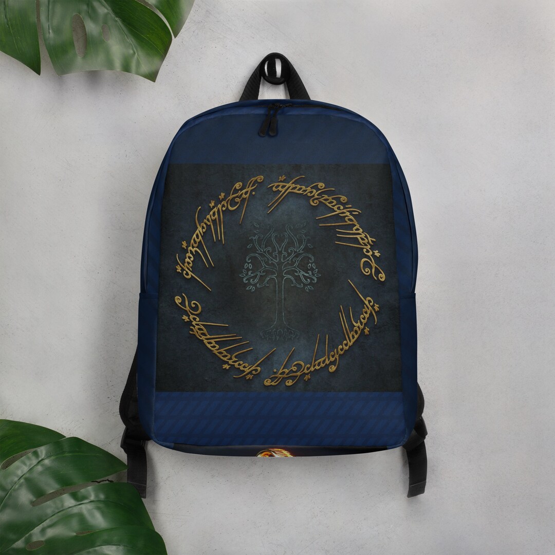 The Elf Ring Backpack: Water-resistant Polyester Bookbag - Etsy