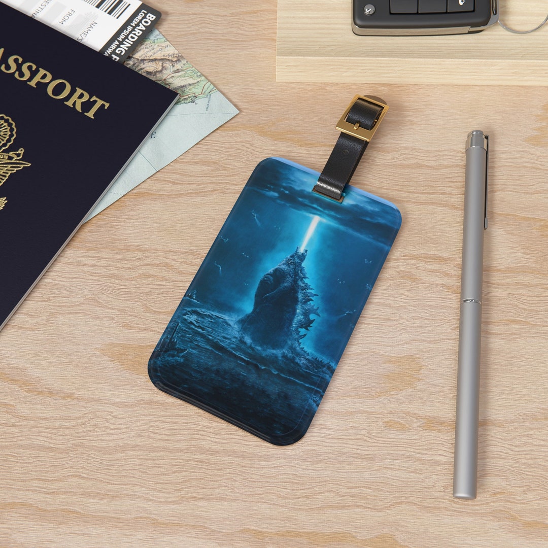 Godzilla Luggage Tag - Etsy