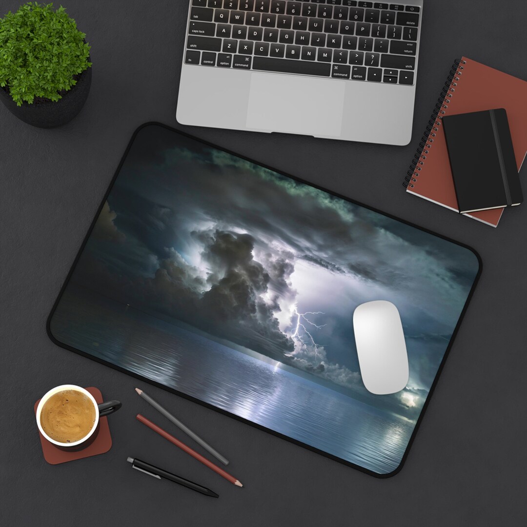 Storm Cloud Premium Desk Mat - Etsy