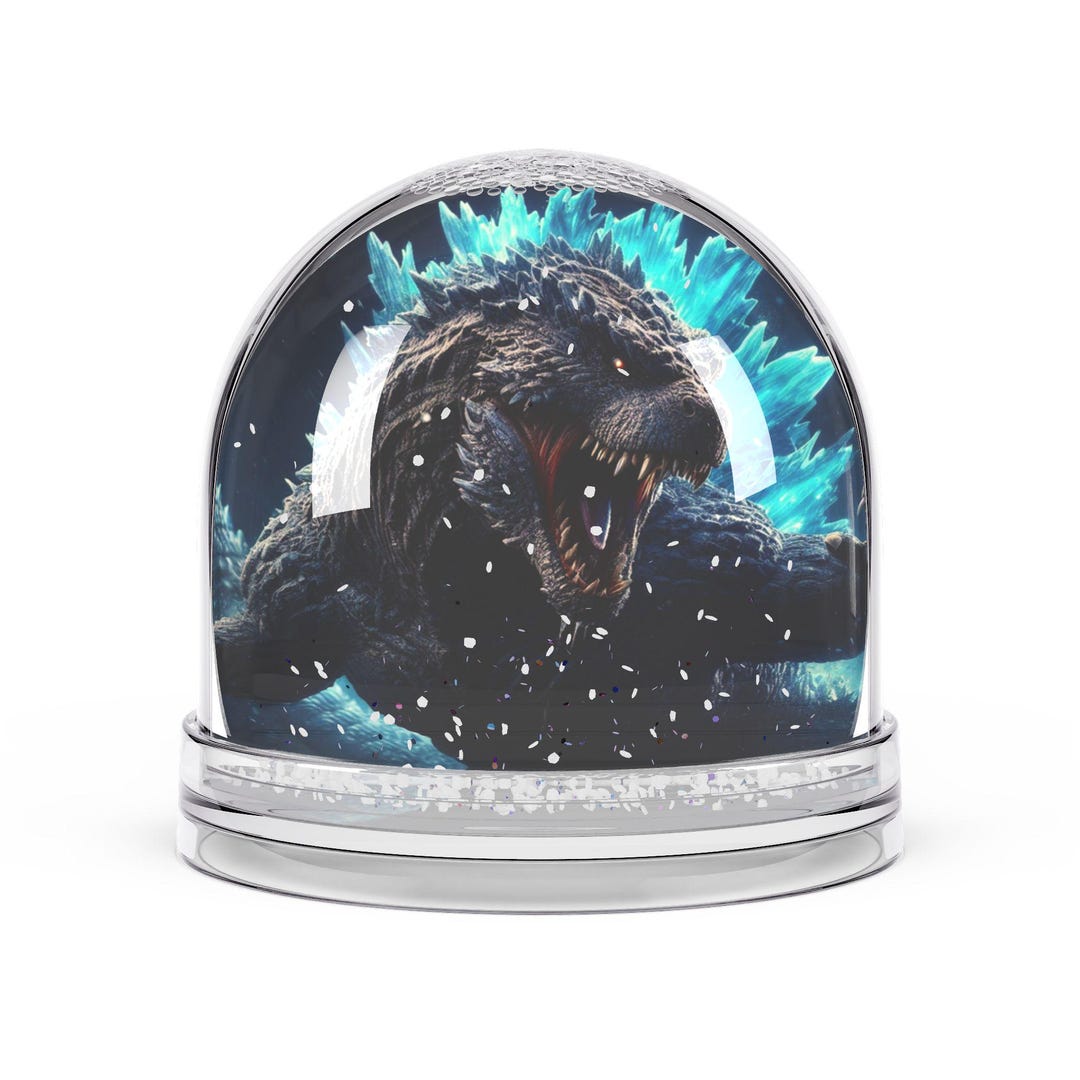 Godzilla Snow Globe, Collectible Monster Decor, Unique Fan Gift - Etsy
