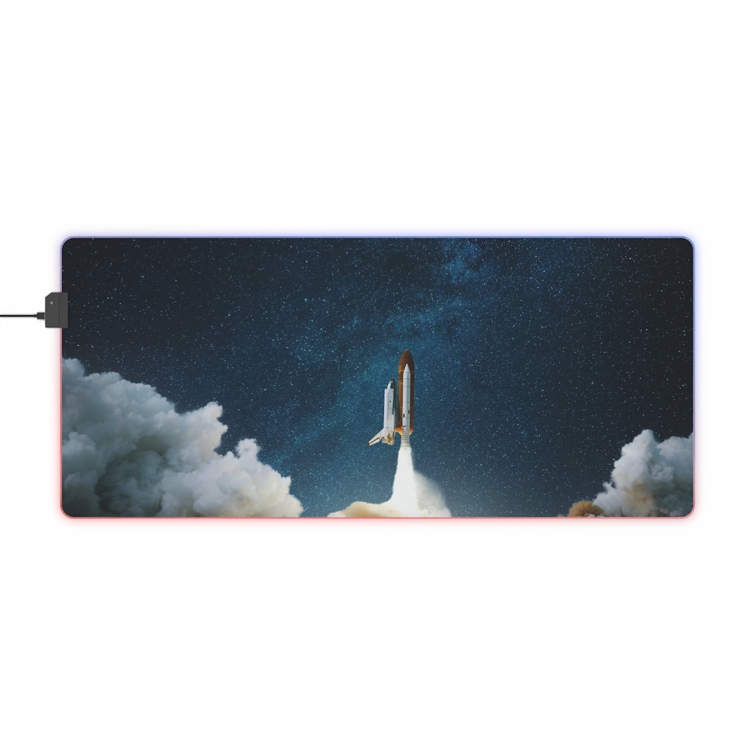 Space Shuttle LED Gaming Mouse Pad - Etsy