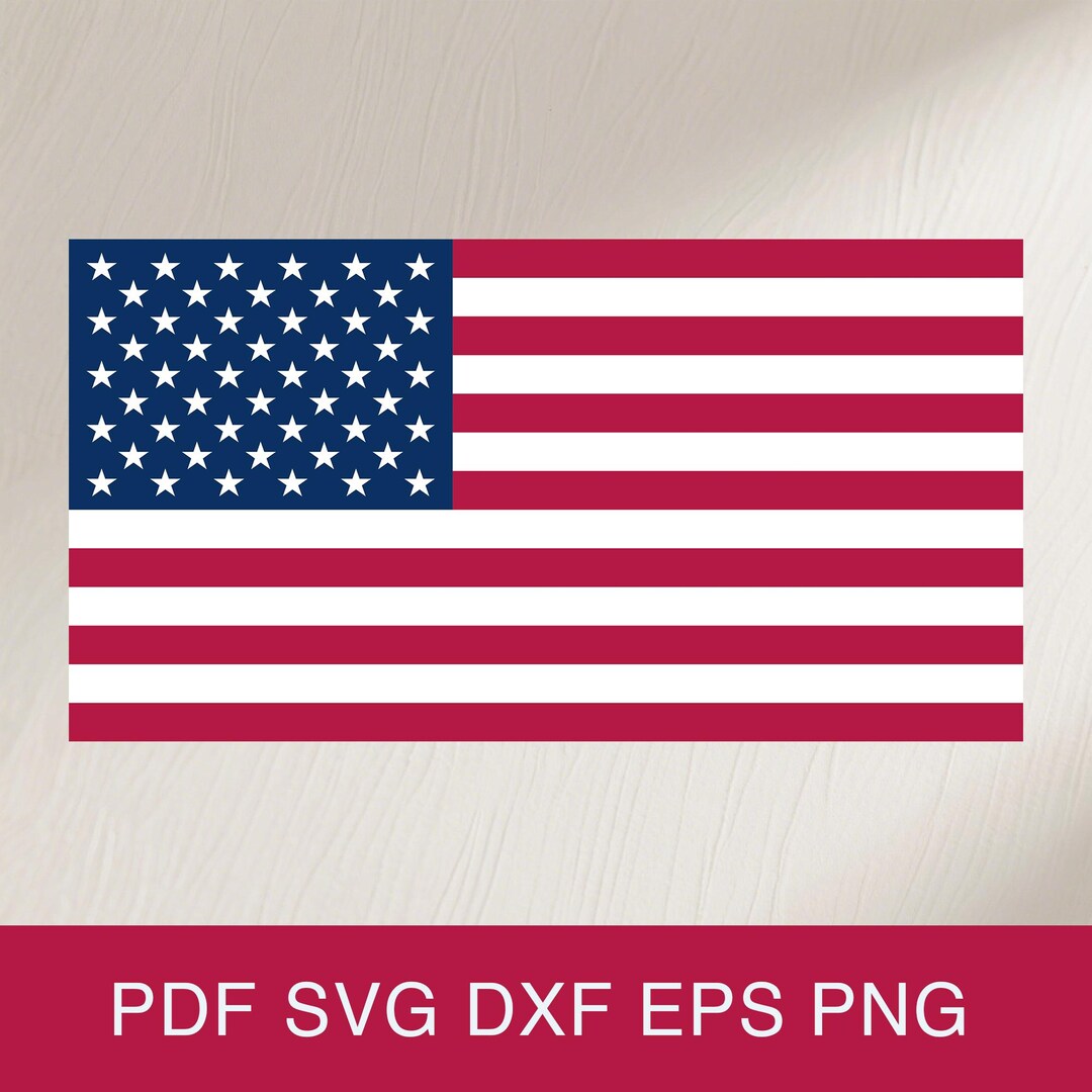American Flag USA United States Flag | Svg Png Dxf Eps Pdf | Layered by ...