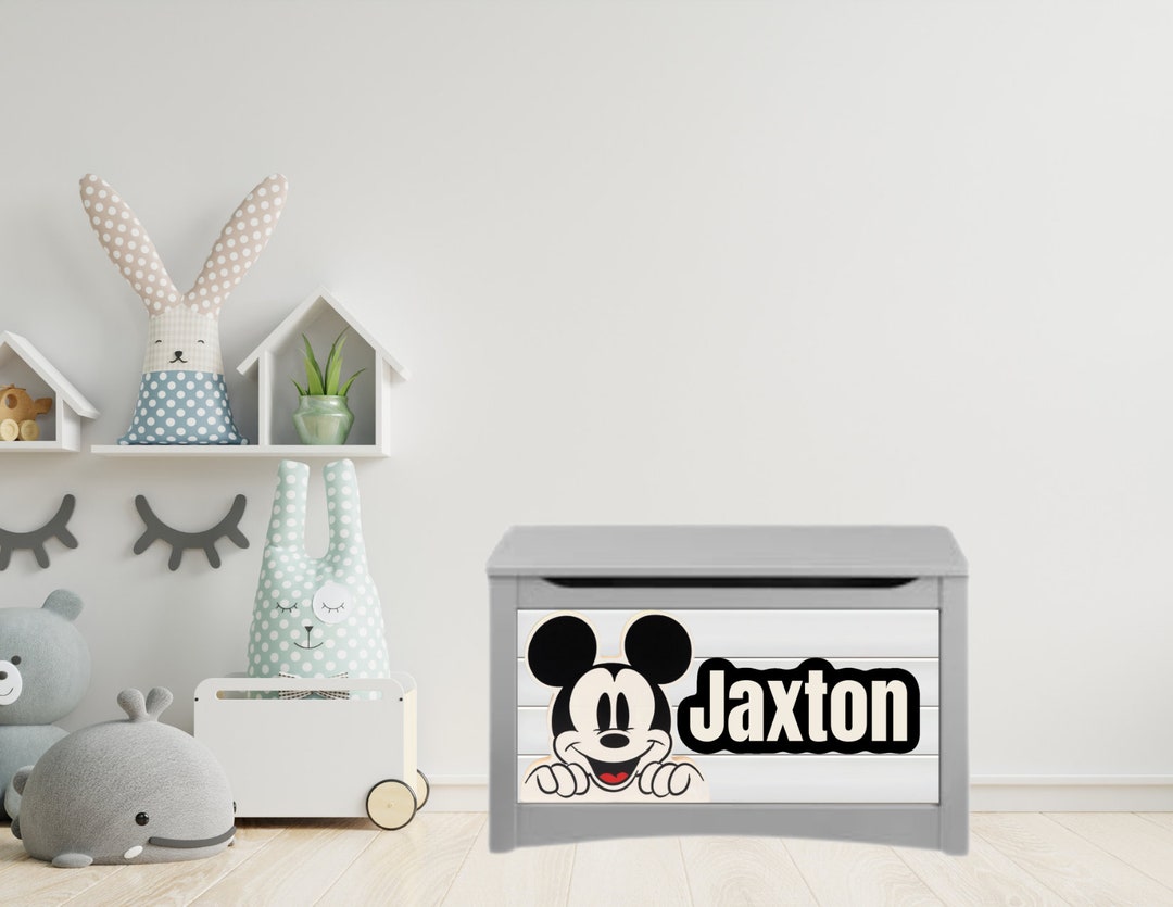 Personalized Toy Box, Girl/boy Kids Toy Box, Kids Storage Box. Nursery ...