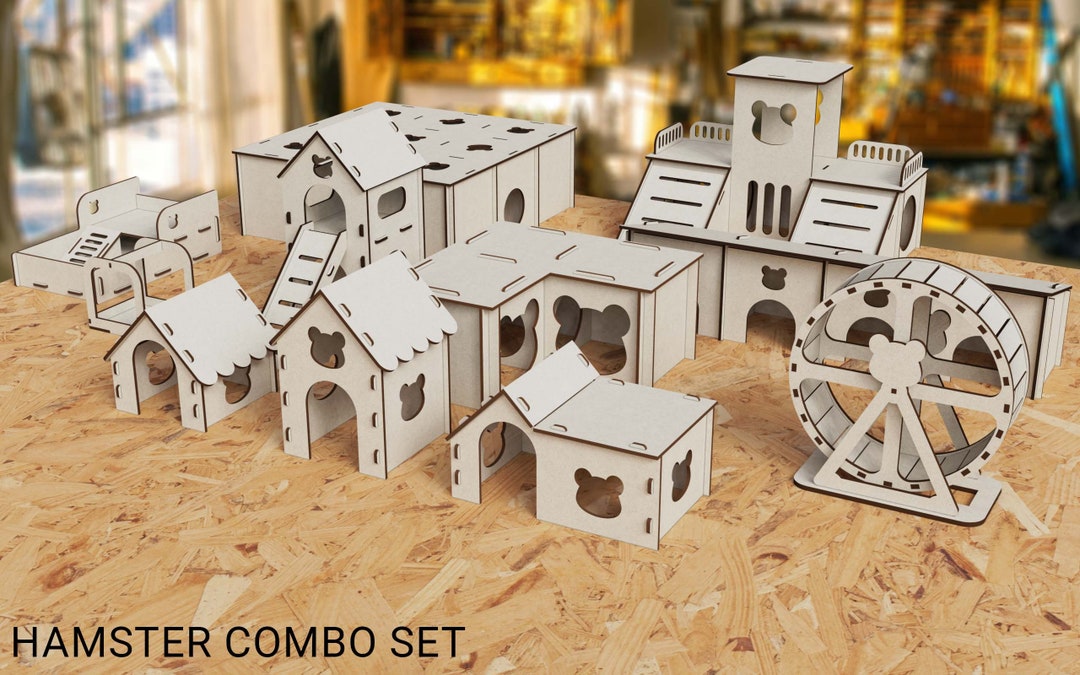 Hamster House Laser Cut 11 Plan , ハムスターハウス, Hamsterhaus , Laser Cut SVG ...