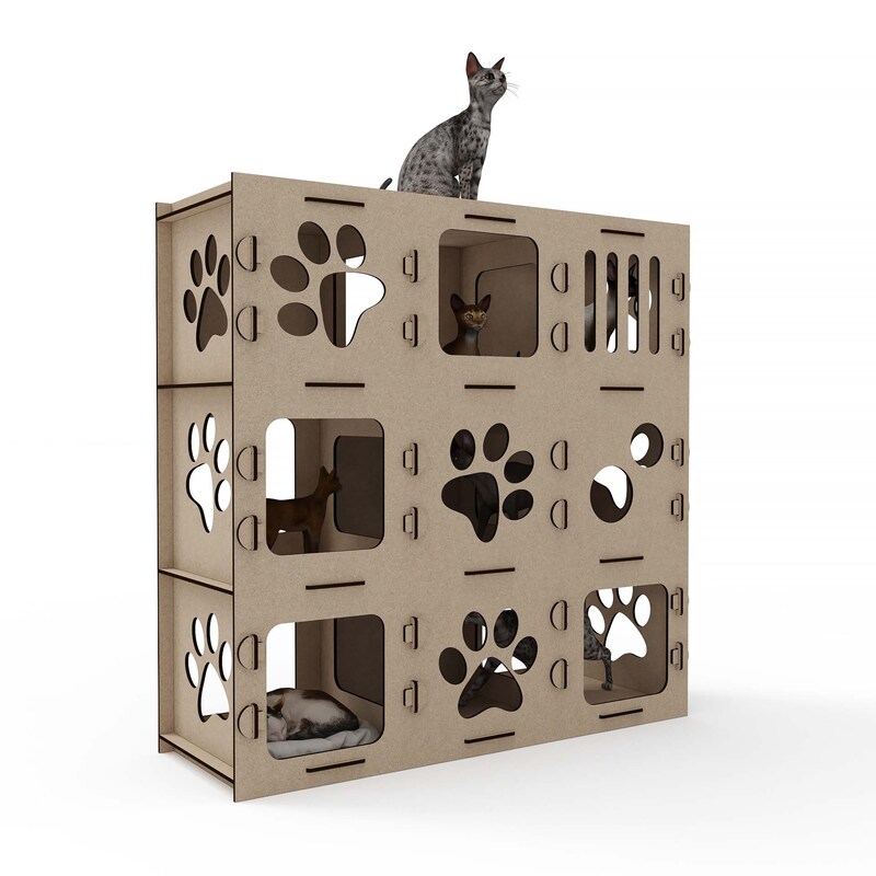 Cat Home Svg - Etsy