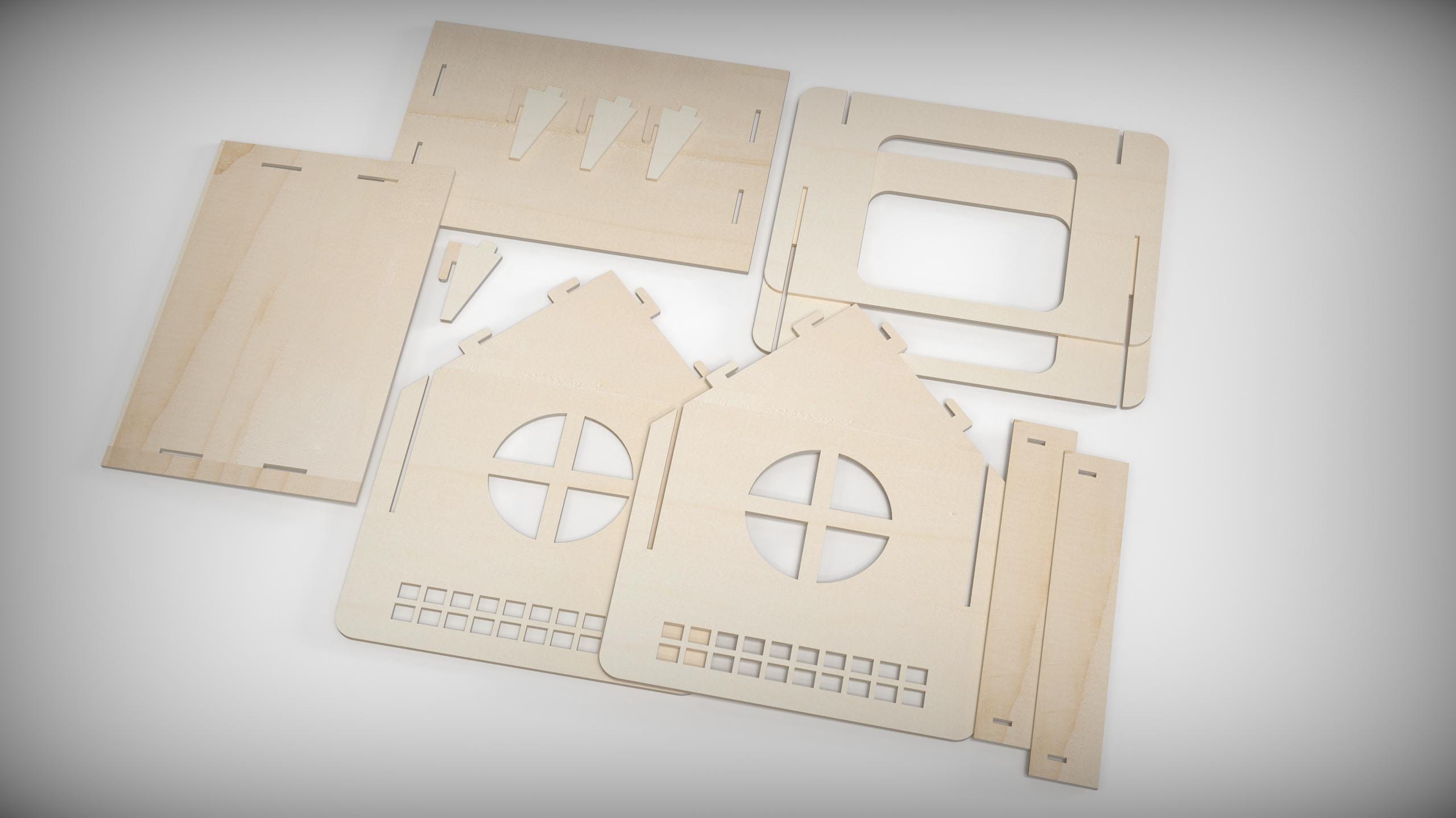 Cat House Laser Cut , Laser Cut SVG , Instant Download Cnc Template Laser Cut, Katzen Haus SVG ...