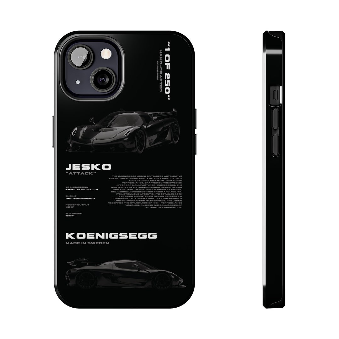 Coque rigide Jesko Koenigsegg/Coque pour téléphone Koenigsegg/Jesko ...