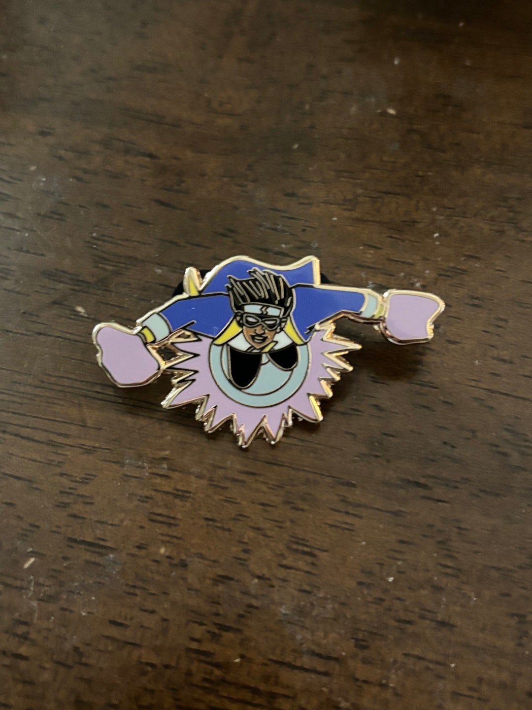 Static Shock Superhero Enamel Pin - Etsy