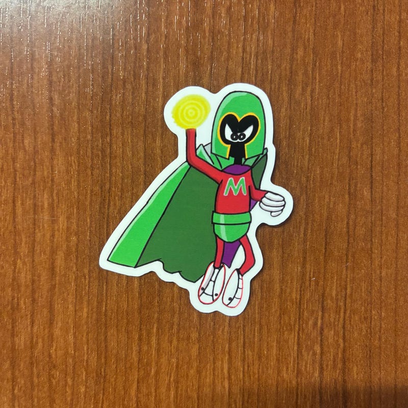 Marvin the Martian Sticker - Etsy