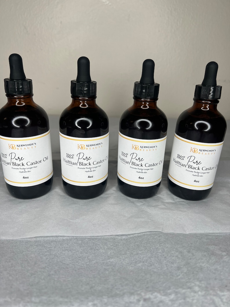 Haitian Black Castor Oil (luil Maskreti) - Etsy