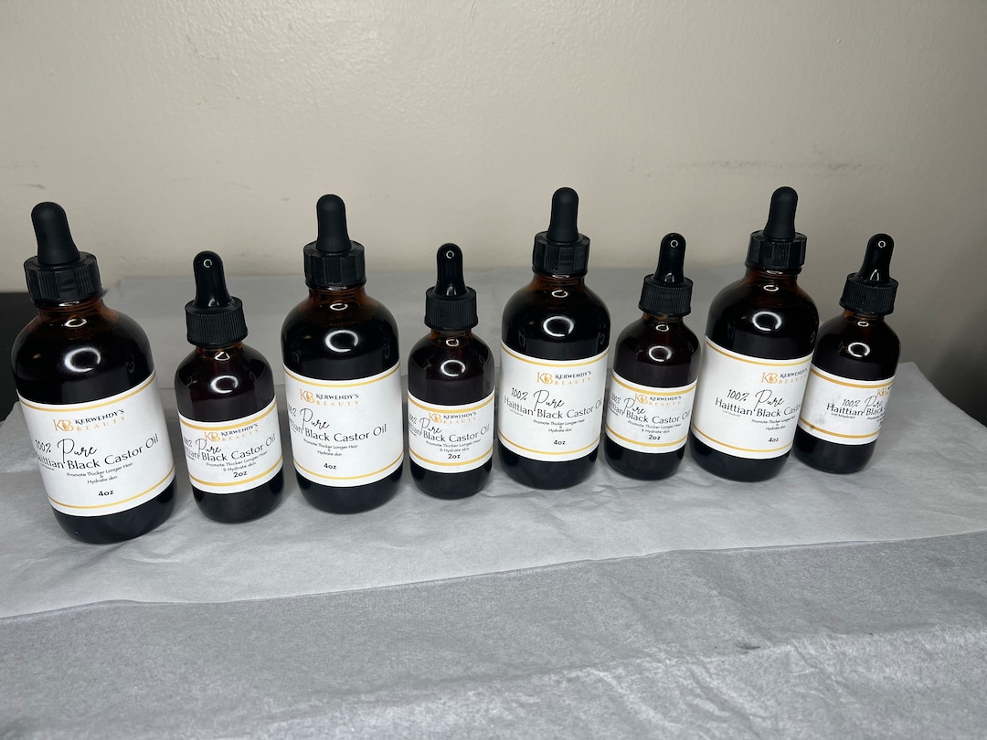 Haitian Black Castor Oil (luil Maskreti) - Etsy