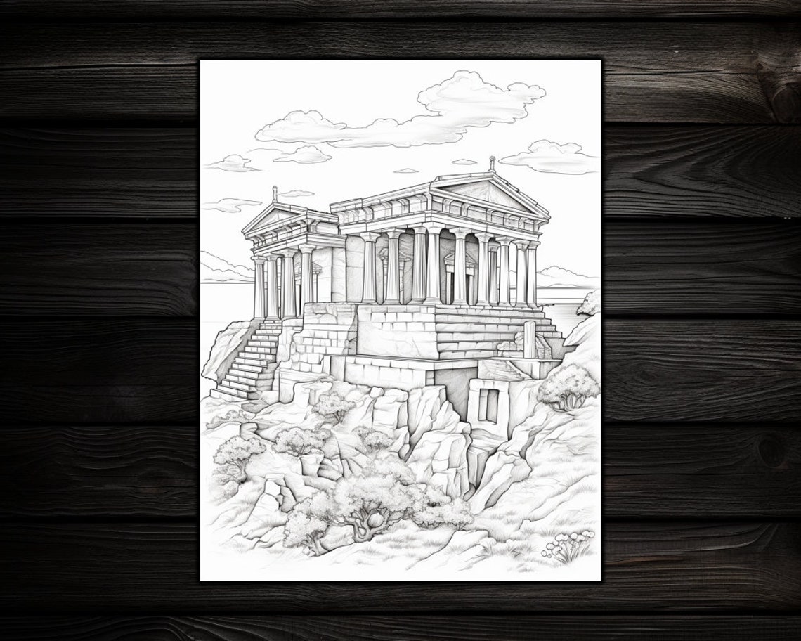 20 Ancient Civilization Coloring Pages | Egypt, Greece, and Maya | for ...