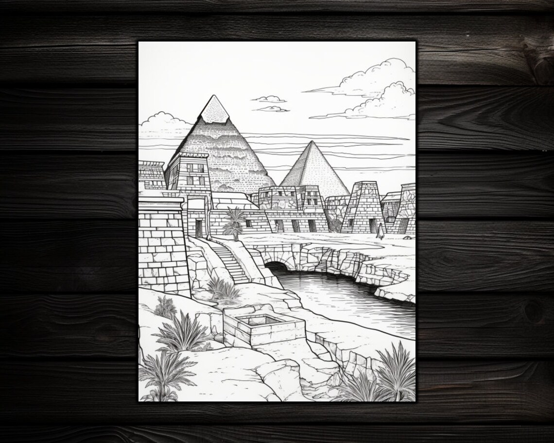20 Ancient Civilization Coloring Pages | Egypt, Greece, and Maya | for ...