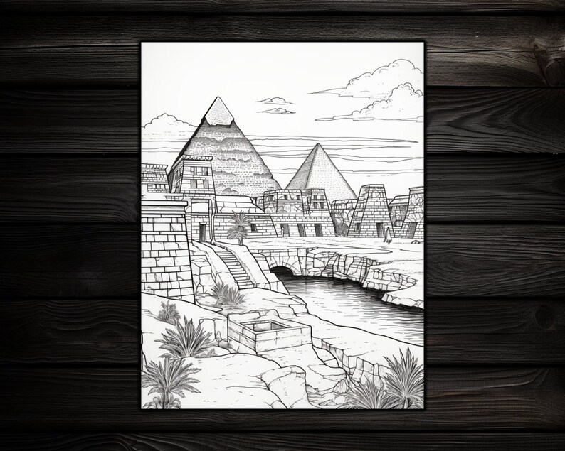 20 Ancient Civilization Coloring Pages | Egypt, Greece, and Maya | for ...