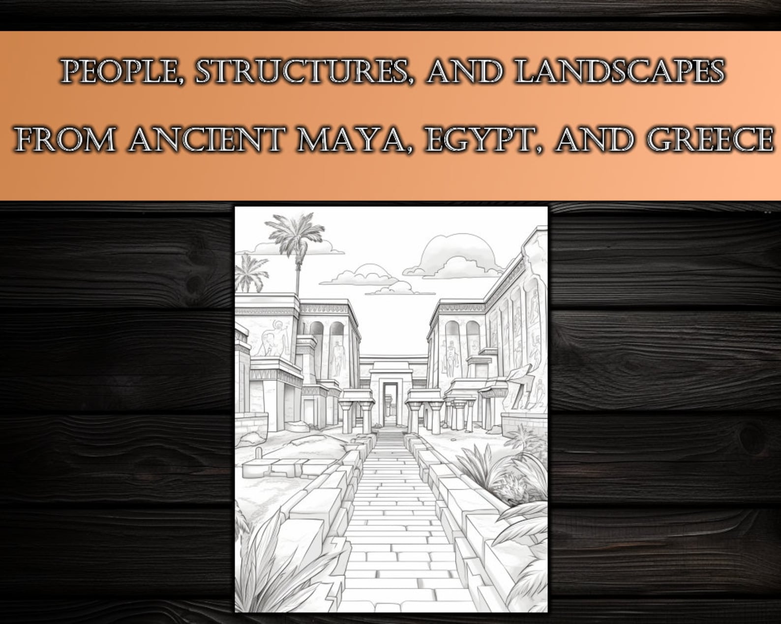 20 Ancient Civilization Coloring Pages | Egypt, Greece, and Maya | for ...