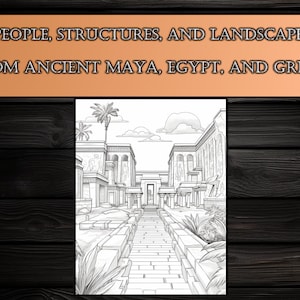 20 Ancient Civilization Coloring Pages | Egypt, Greece, and Maya | for ...