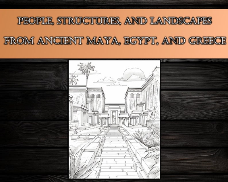 20 Ancient Civilization Coloring Pages | Egypt, Greece, and Maya | for ...