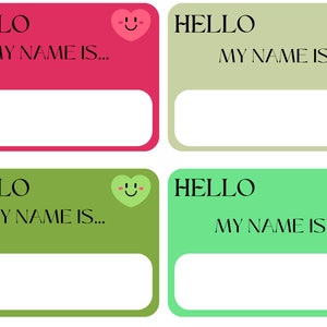 Hello My Name is Svg, Vector Files, Name Tag Svg, Hello Svg, Baby ...