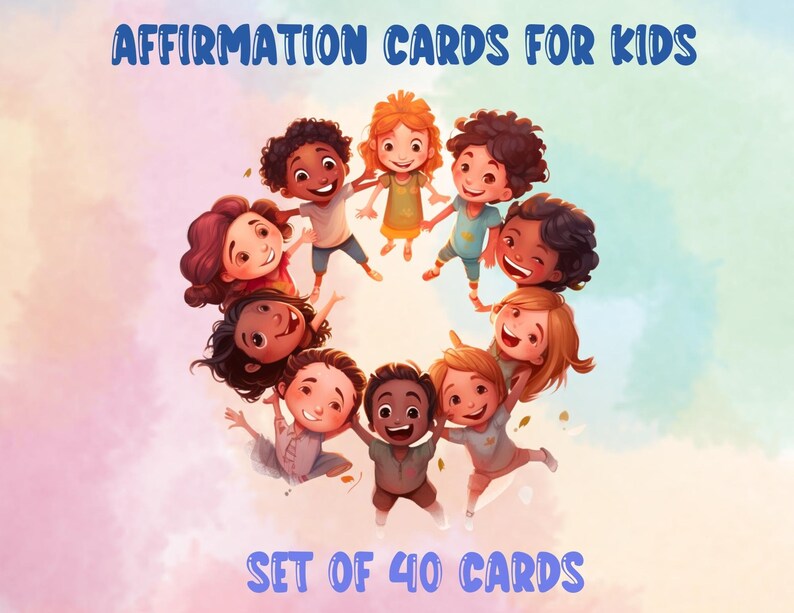 Printable Affirmation Cards for Kids, Inspiration Cards, Motivation ...