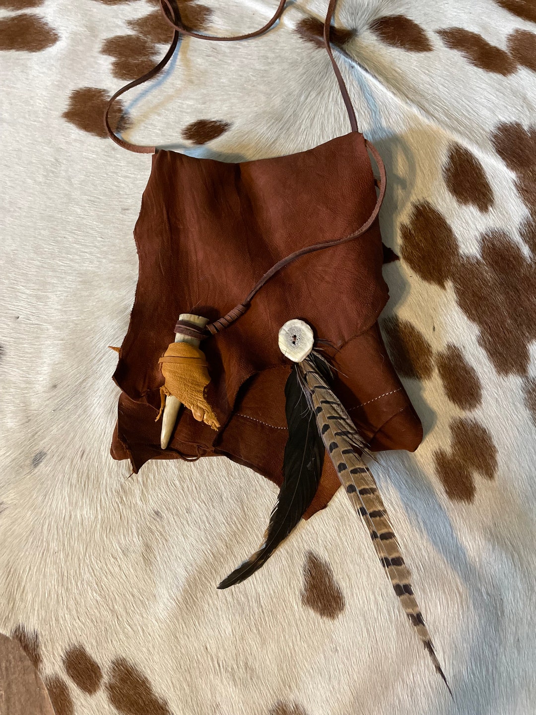 Deer Buckskin Crossbody Purse - Etsy