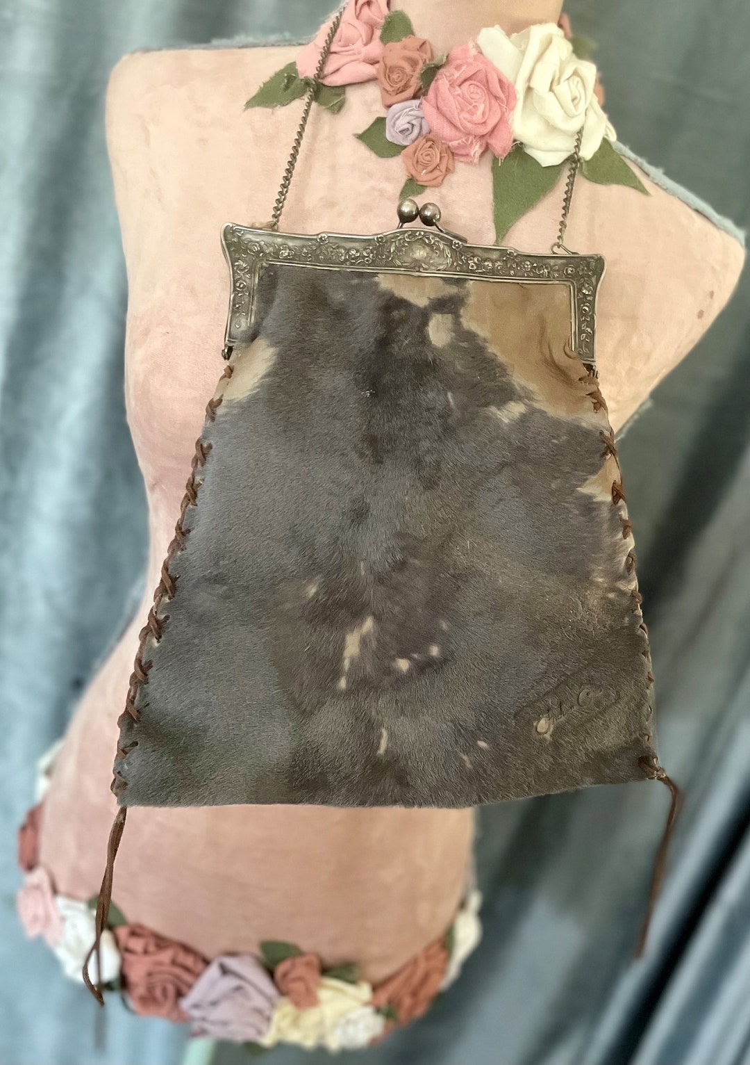 Acid Washed Goat Skin Leather Purse - Etsy