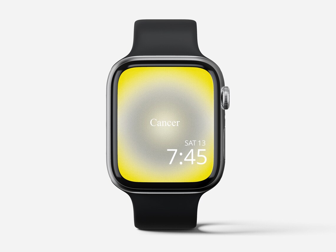 Zodiac Watch Face, Gradient Watch Face, Minimalist Watch Face, Digital ...