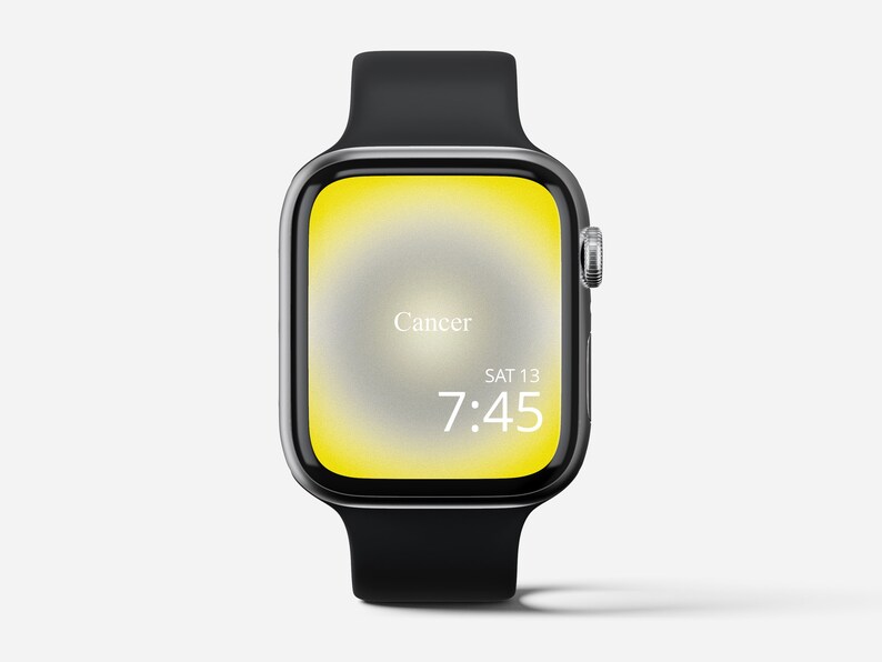 Zodiac Watch Face, Gradient Watch Face, Minimalist Watch Face, Digital ...