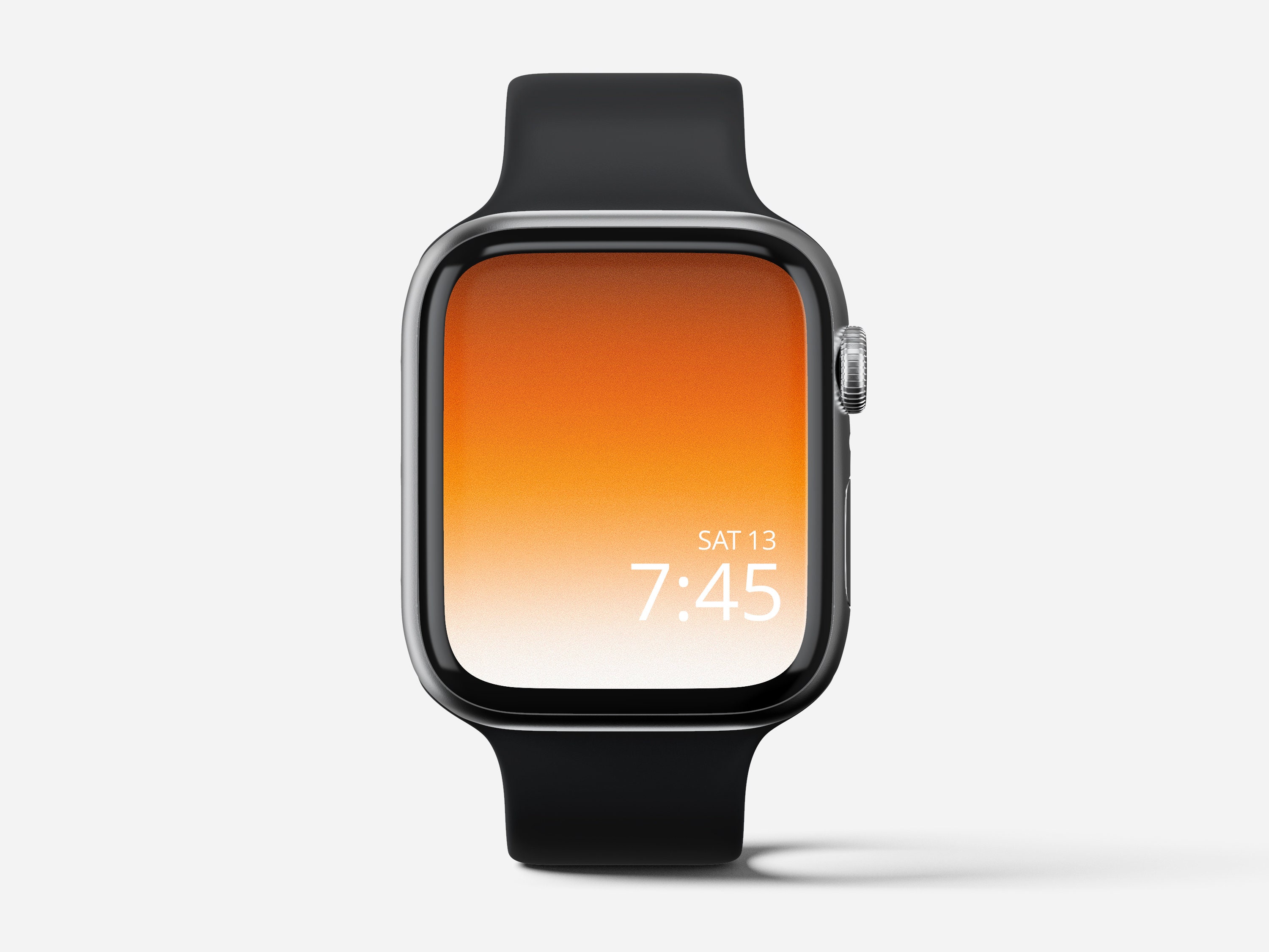 Gradient Watch Face, Sunset Watch Face, Aesthetic Wallpaper for Apple ...