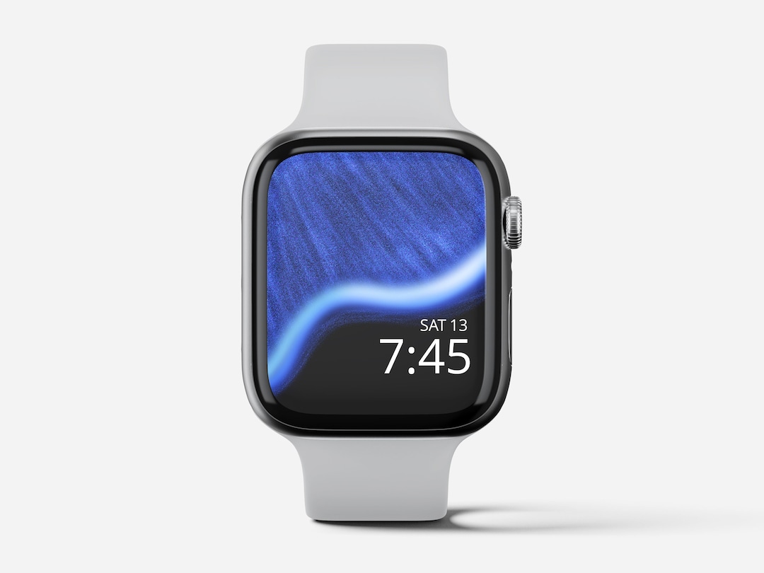 Neon Watch Face, Blue Luminance Watch Face, Blue Watch Face ...