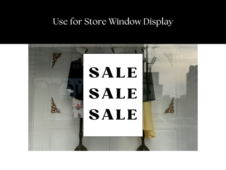 Sale Sign, Retail Sign, Printable, Sign Download for Retail Shops ...