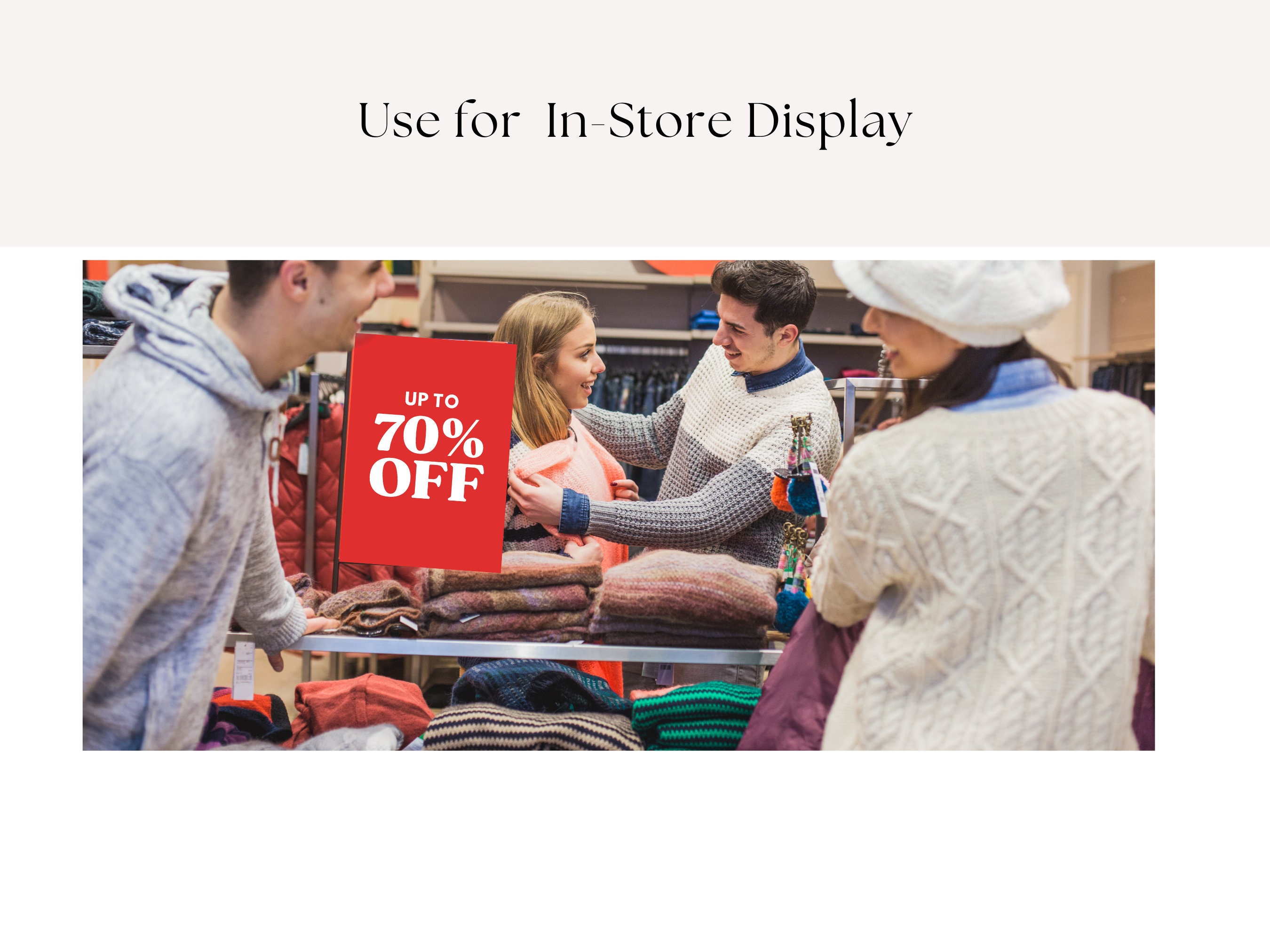 Sale Sign, Printable, Sign Download for Retail Shops / Boutiques ...