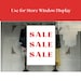 Sale Sign, Retail Sign, Printable, Sign Download for Retail Shops ...