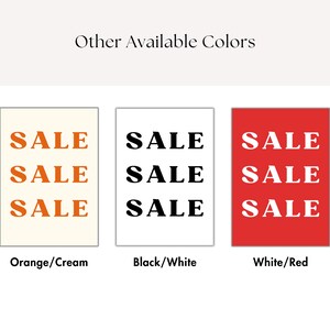 Sale Sign, Retail Sign, Printable, Sign Download for Retail Shops ...